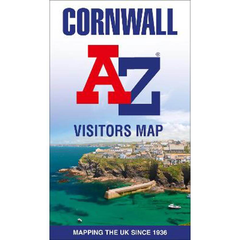 Cornwall A-Z Visitors Map - A-Z Maps | Jarrolds, Norwich