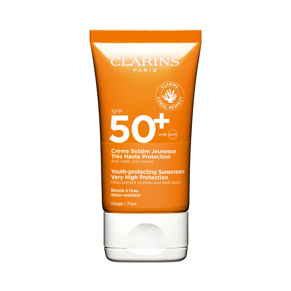 Clarins Youth-protecting Sunscreen Very High Protection SPF50 50ml ...