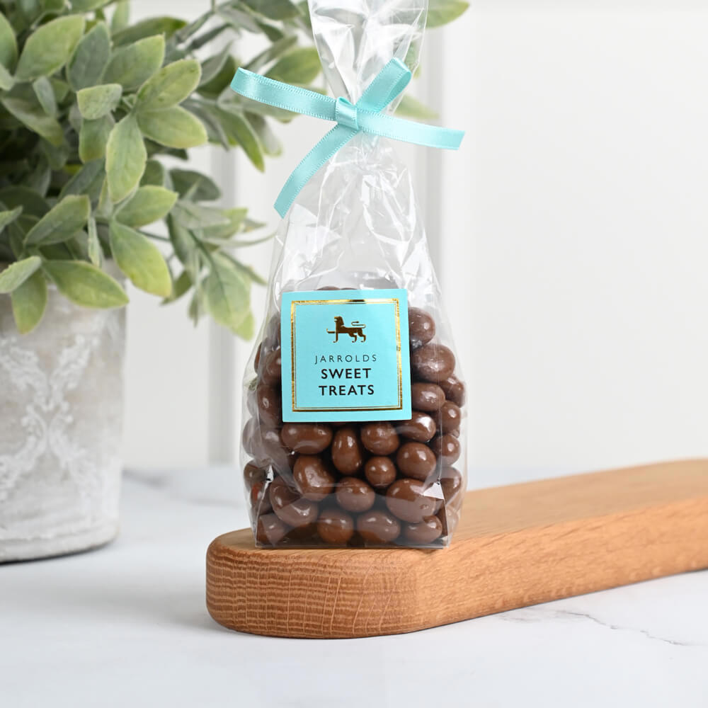 Jarrolds Milk Chocolate Raisins Sweet Bag 160G | Jarrolds, Norwich