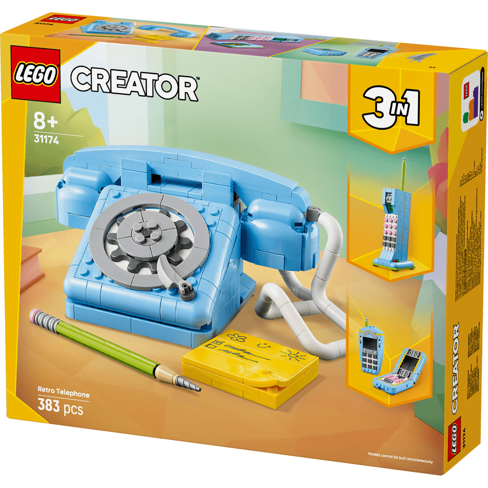 LEGO® Creator 3in1 Retro Telephone 31174 | Jarrolds, Norwich