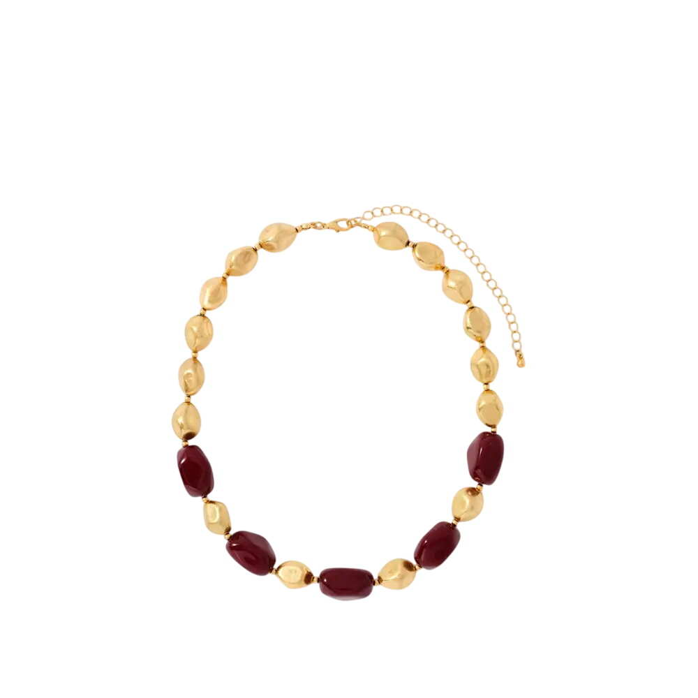 Mint Velvet Gold Tone Resin Chunky Beaded Necklace | Jarrolds, Norwich