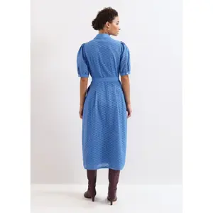Phase Eight Casey Pale Blue Midi Dress | Jarrolds, Norwich