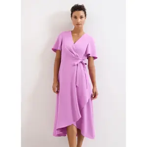 Phase Eight Julissa Lilac Wrap Dress | Jarrolds, Norwich
