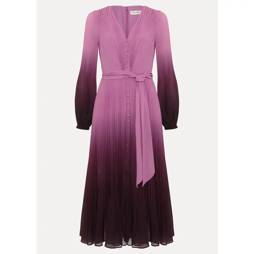 Phase Eight Mira Ombre Purple Midi Dress | Jarrolds, Norwich