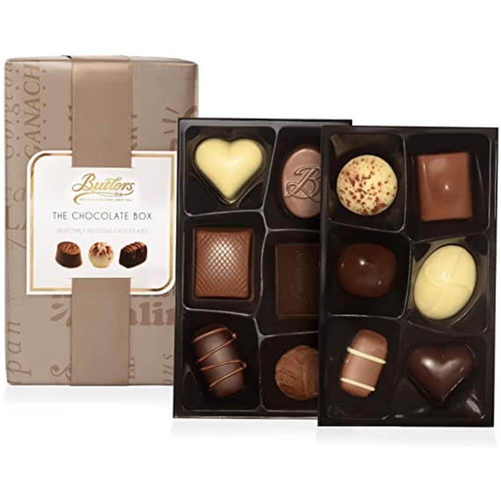 Butlers Chocolate Box Gift Boxed Selection of Chocolates, 160G ...