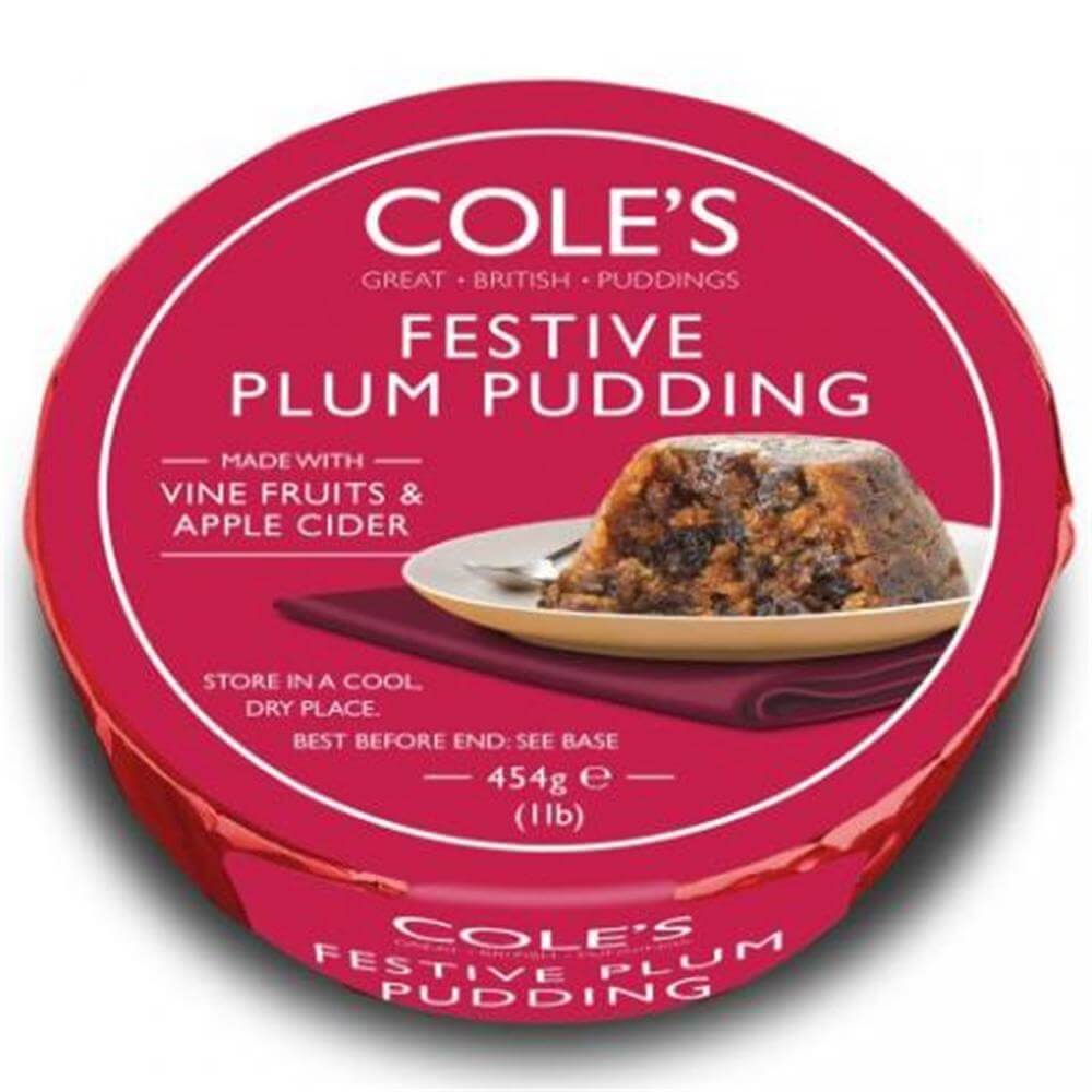 Cole's Festive Plum Pudding 454g | Jarrolds, Norwich