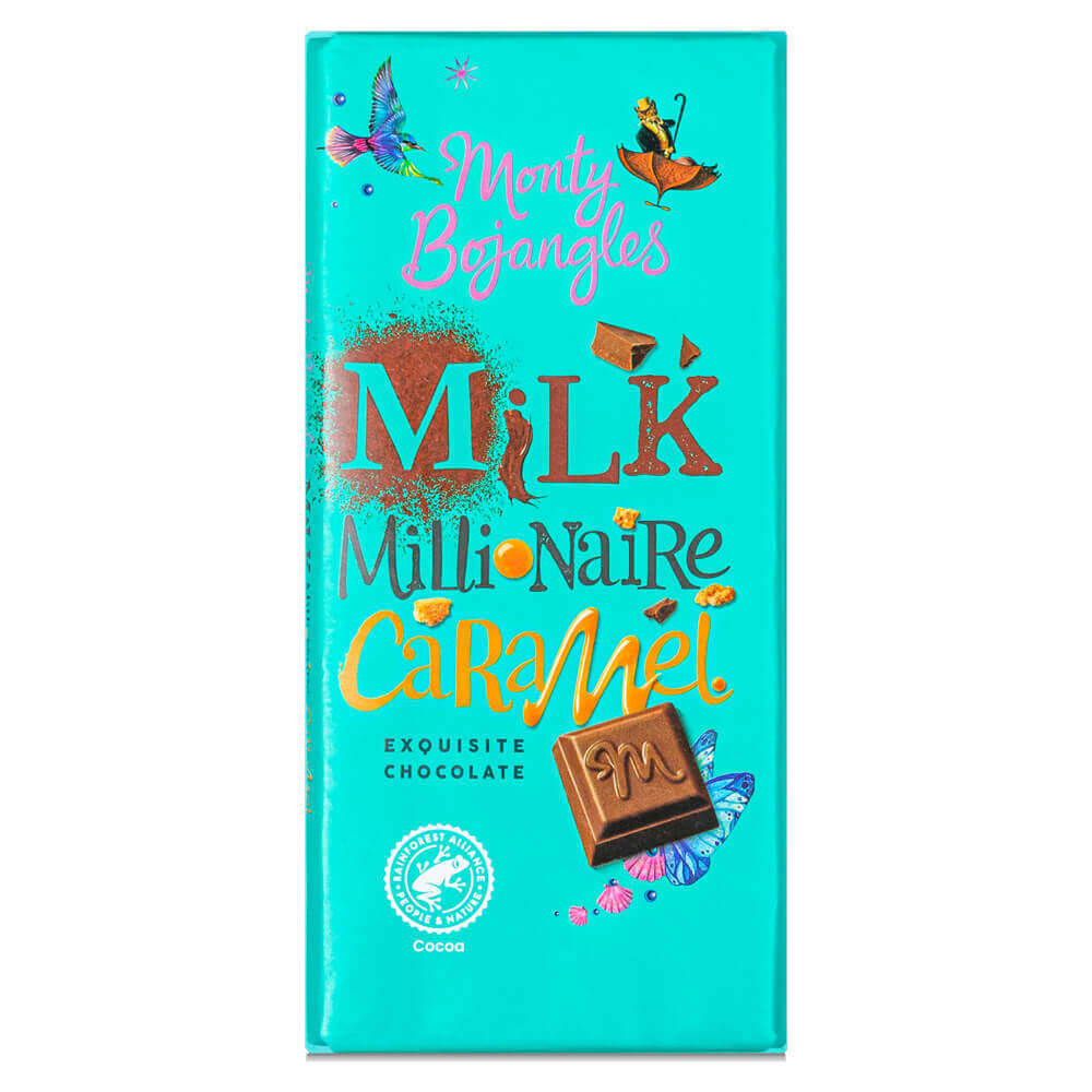 Monty Bojangles Milk Millionaire Caramel 150g | Jarrolds, Norwich