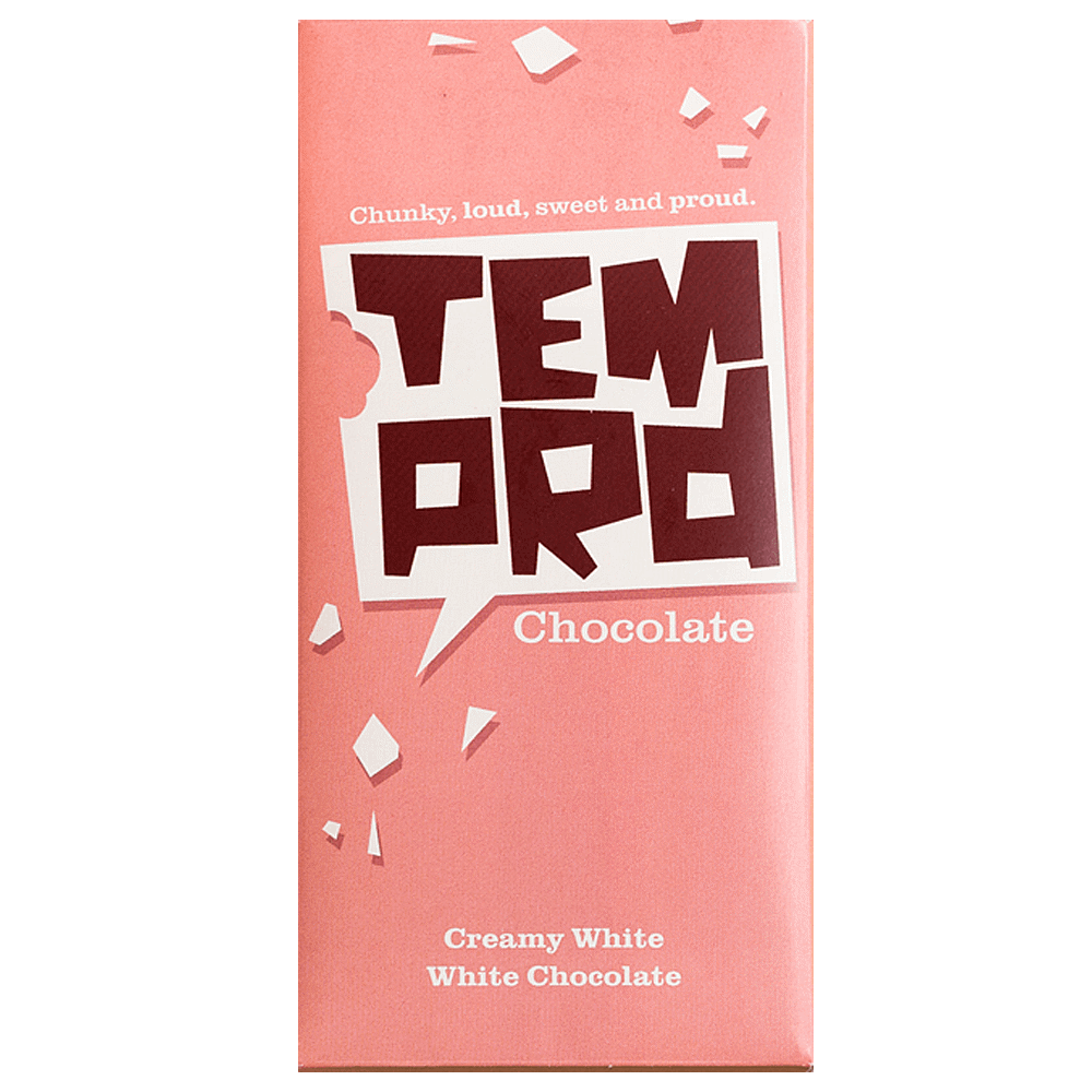 Temprd Creamy White Chocolate Bar 200g