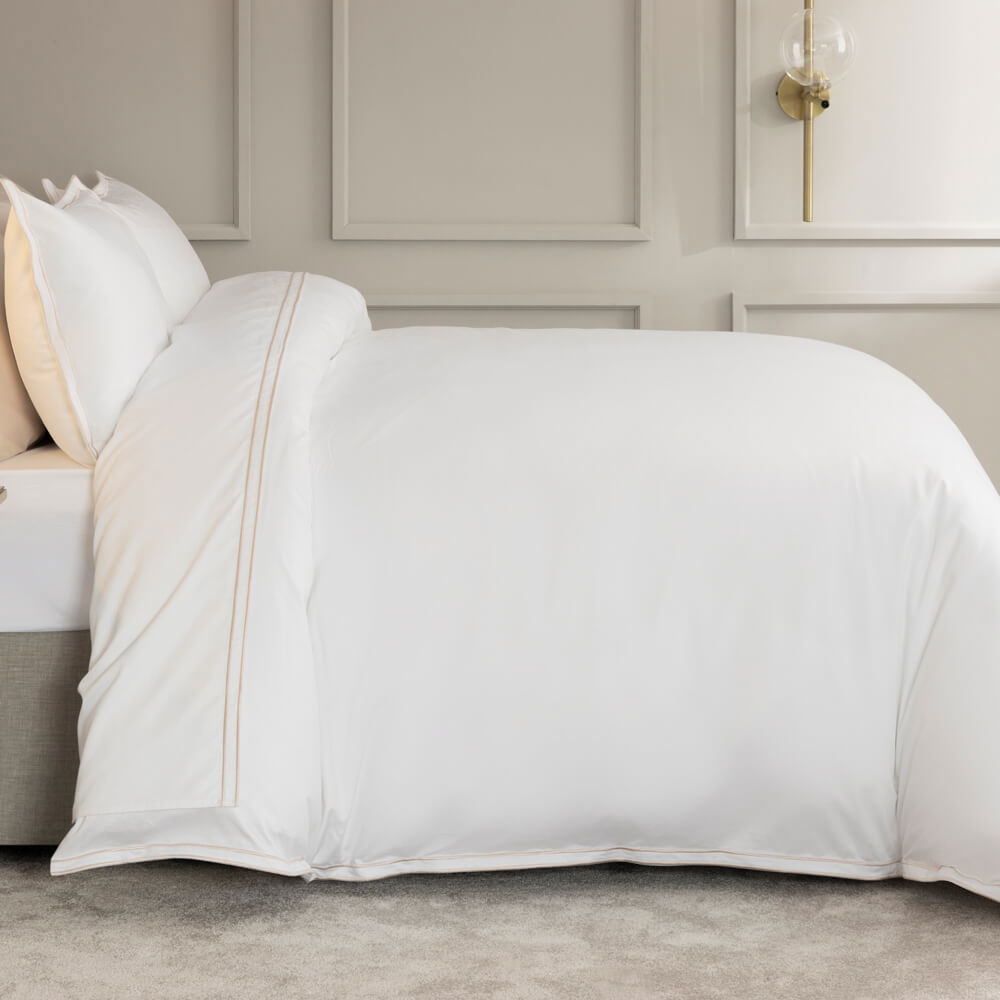 Belledorm Savoy Oyster Duvet Cover Set | Jarrolds, Norwich