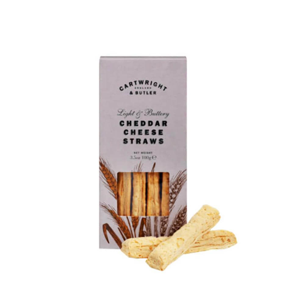 Cartwright & Butler Cheddar Cheese Straws 100g | Jarrolds, Norwich