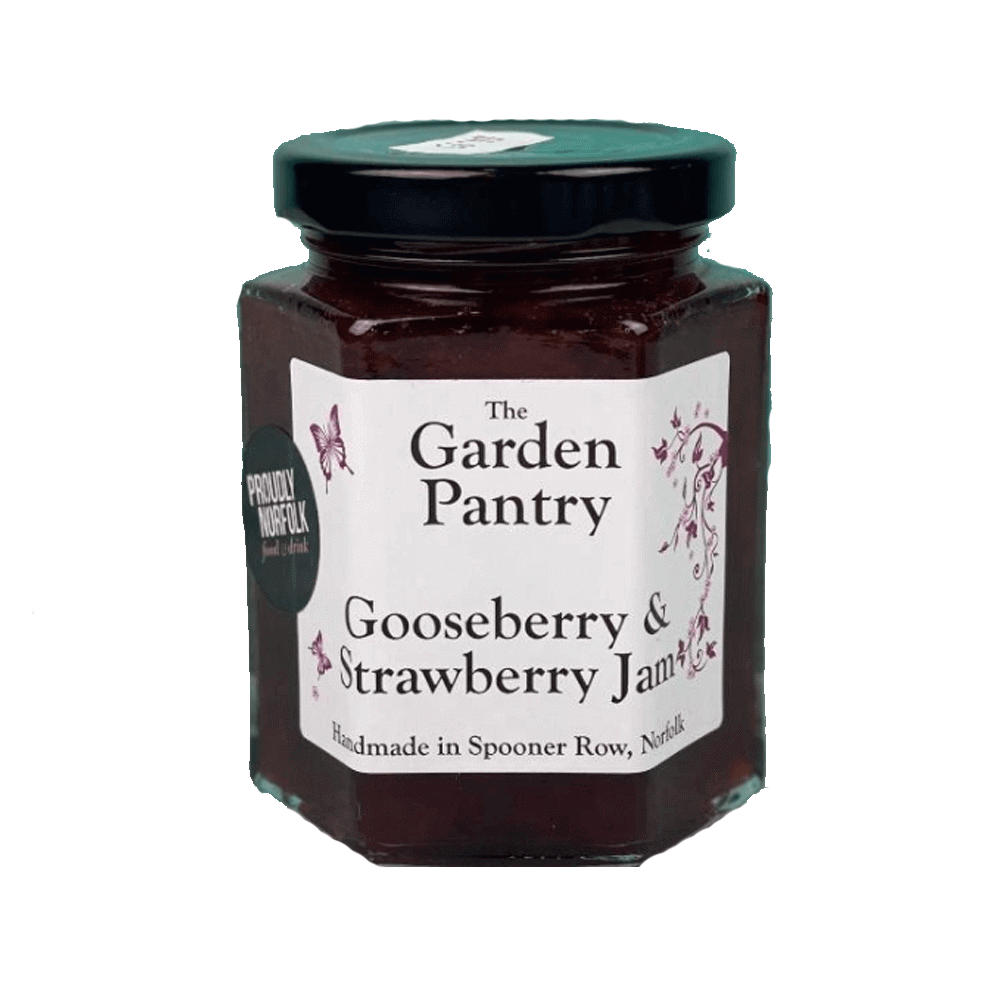 Garden Pantry Gooseberry & Strawberry Jam 230g | Jarrolds, Norwich