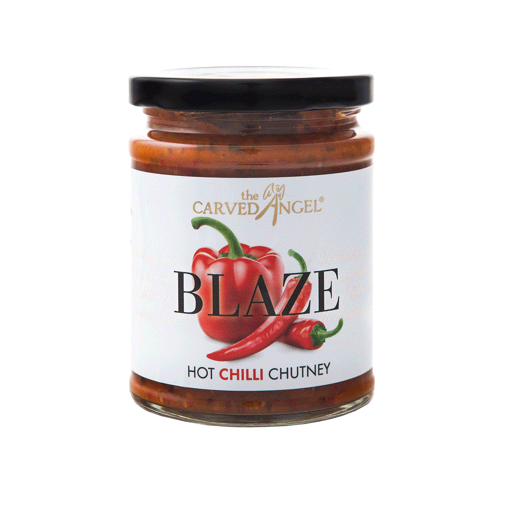 Carved Angel Blaze Hot Chilli Chutney 290g | Jarrolds, Norwich