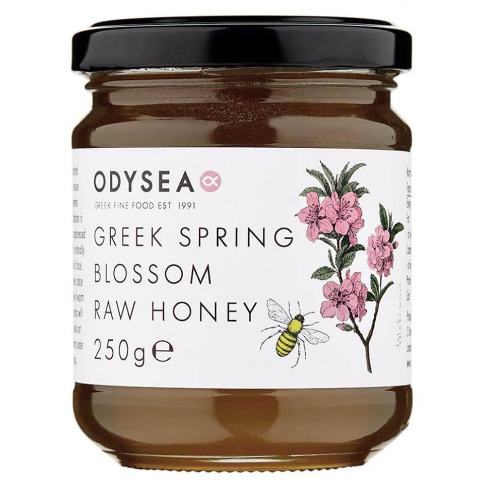 Odysea Greek Raw Spring Blossom Honey Limited Edition 250g | Jarrolds ...