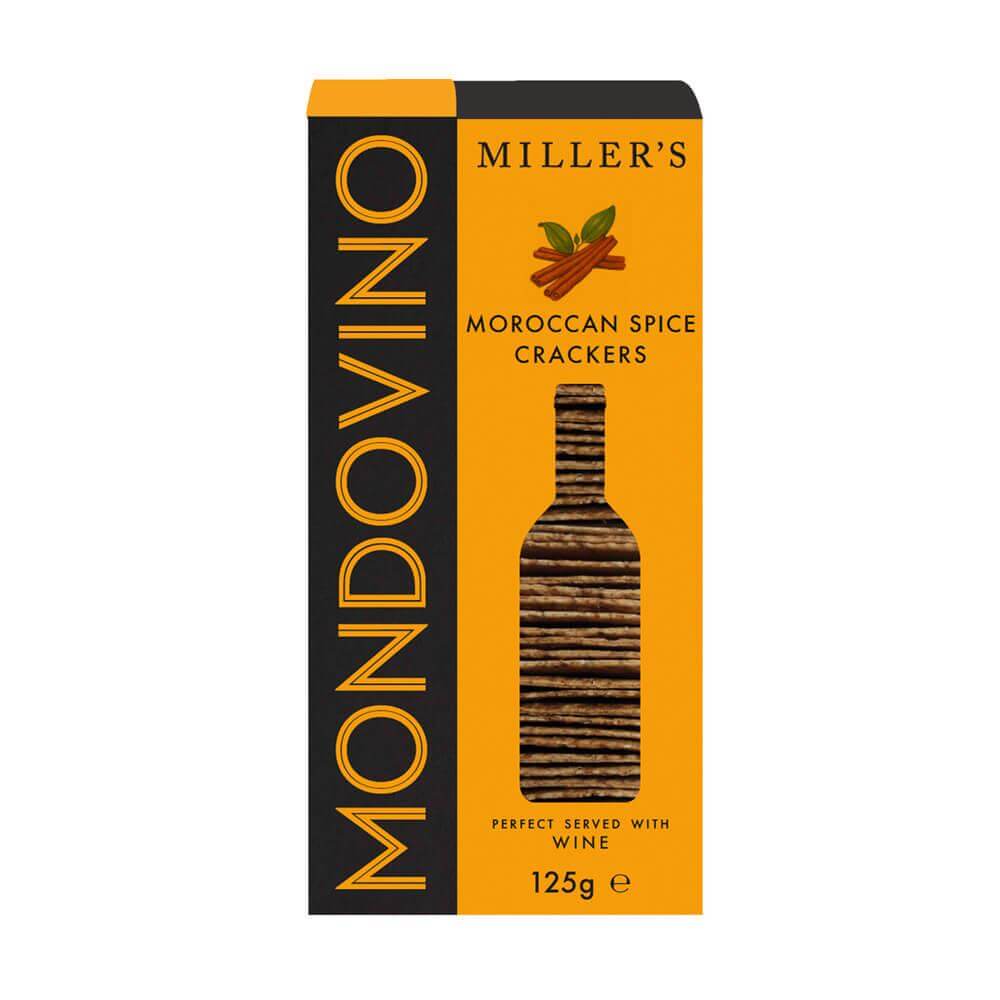 Millers Mondovino Moroccan Spice Crackers 125g | Jarrolds, Norwich