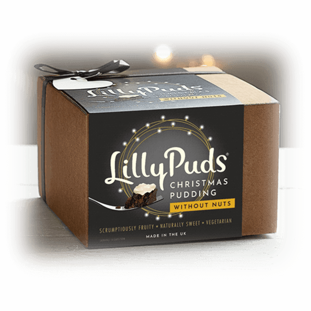 Lilly Puds Christmas Pudding Without Nuts 454g | Jarrolds, Norwich
