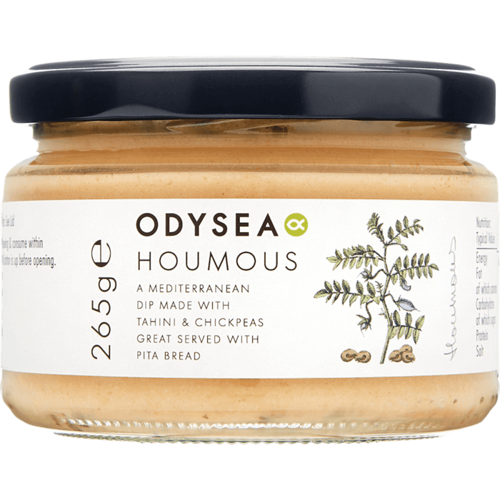 Odysea Vegan Houmous 265g | Jarrolds, Norwich