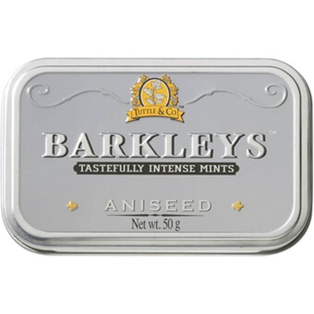 Barkley's Classic Aniseed Mints in Luxury Tin 50g | Jarrolds, Norwich