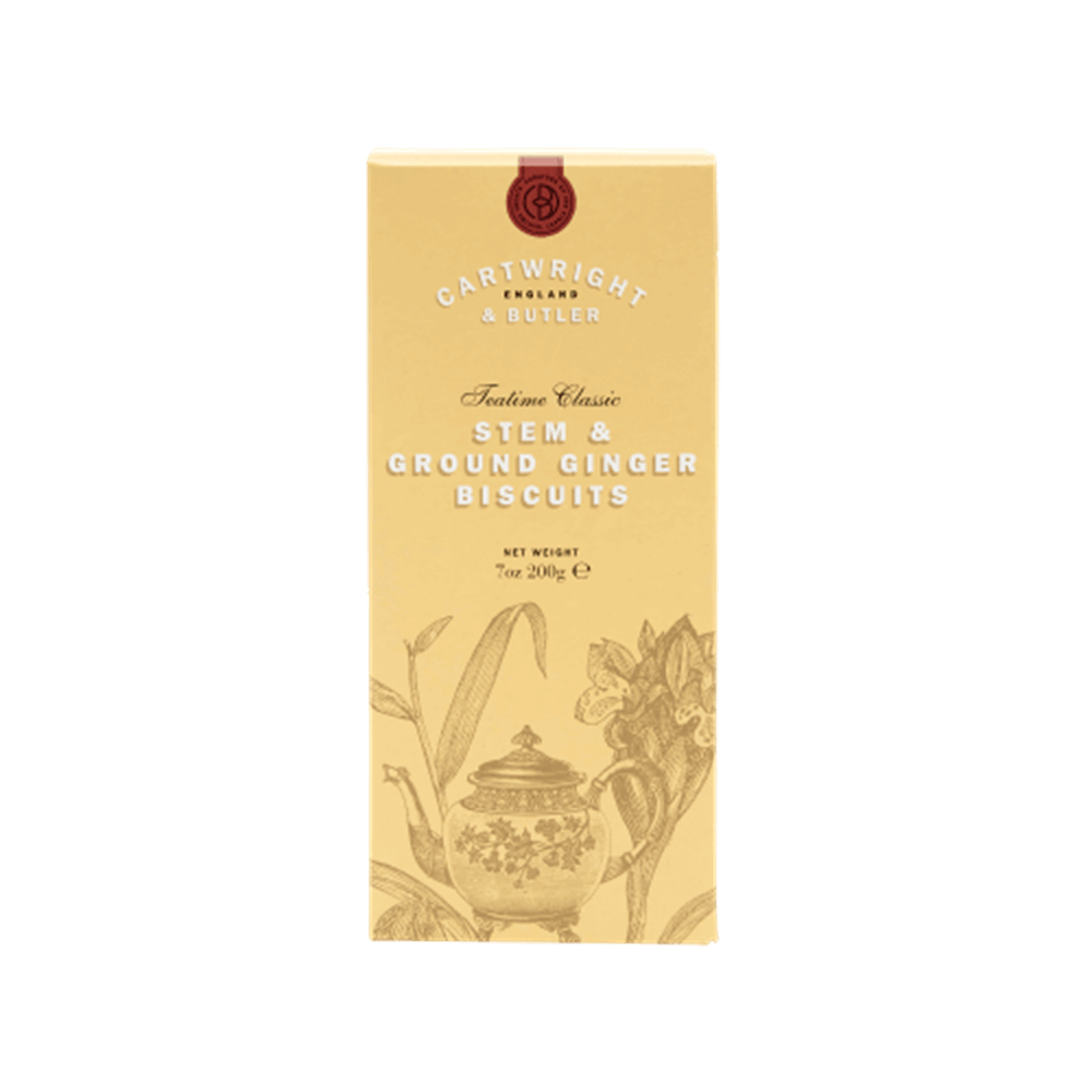Cartwright & Butler Stem Ginger Biscuits Carton 200g | Jarrolds, Norwich