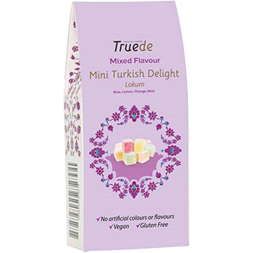 Truede Mini Turkish Delight Mixed Flavour 150g | Jarrolds, Norwich