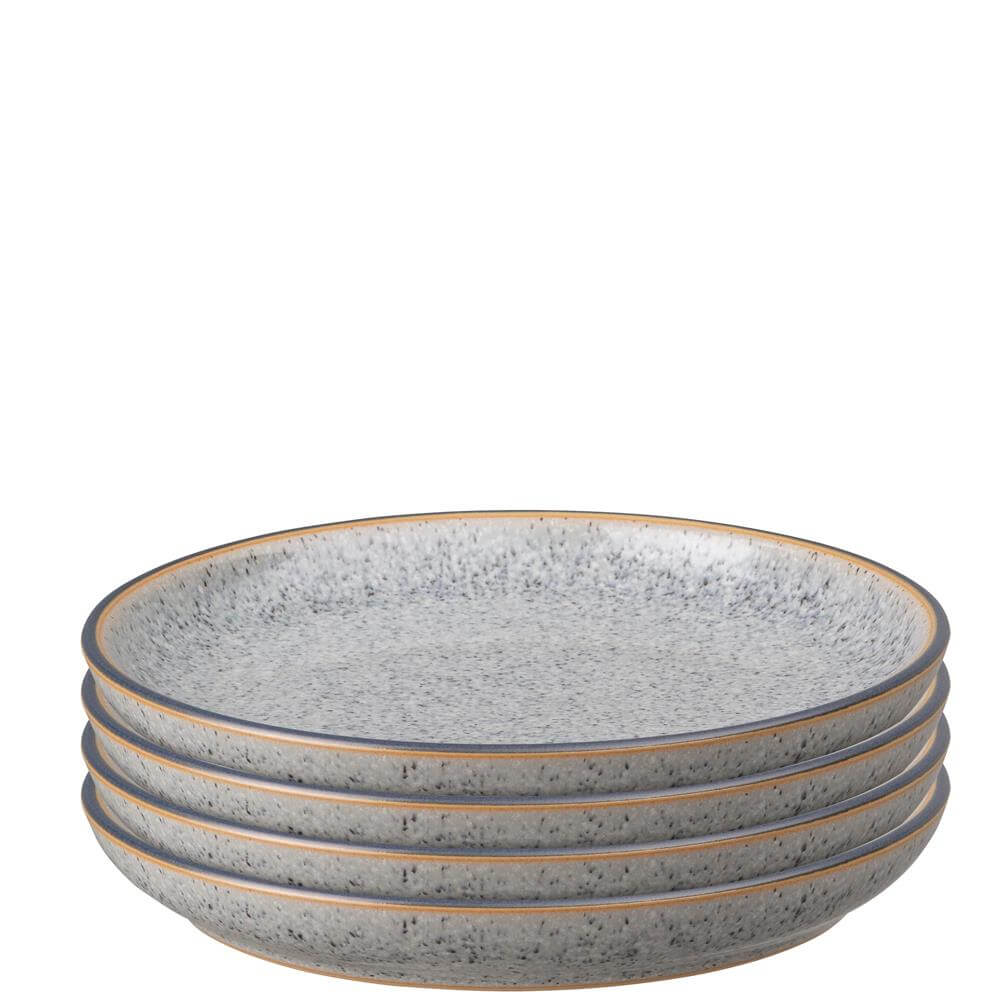 Denby Studio Grey 4 Piece Dinner Plate Set | Jarrolds, Norwich