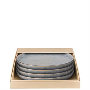 Denby Studio Grey 4 Piece Dinner Plate Set | Jarrolds, Norwich
