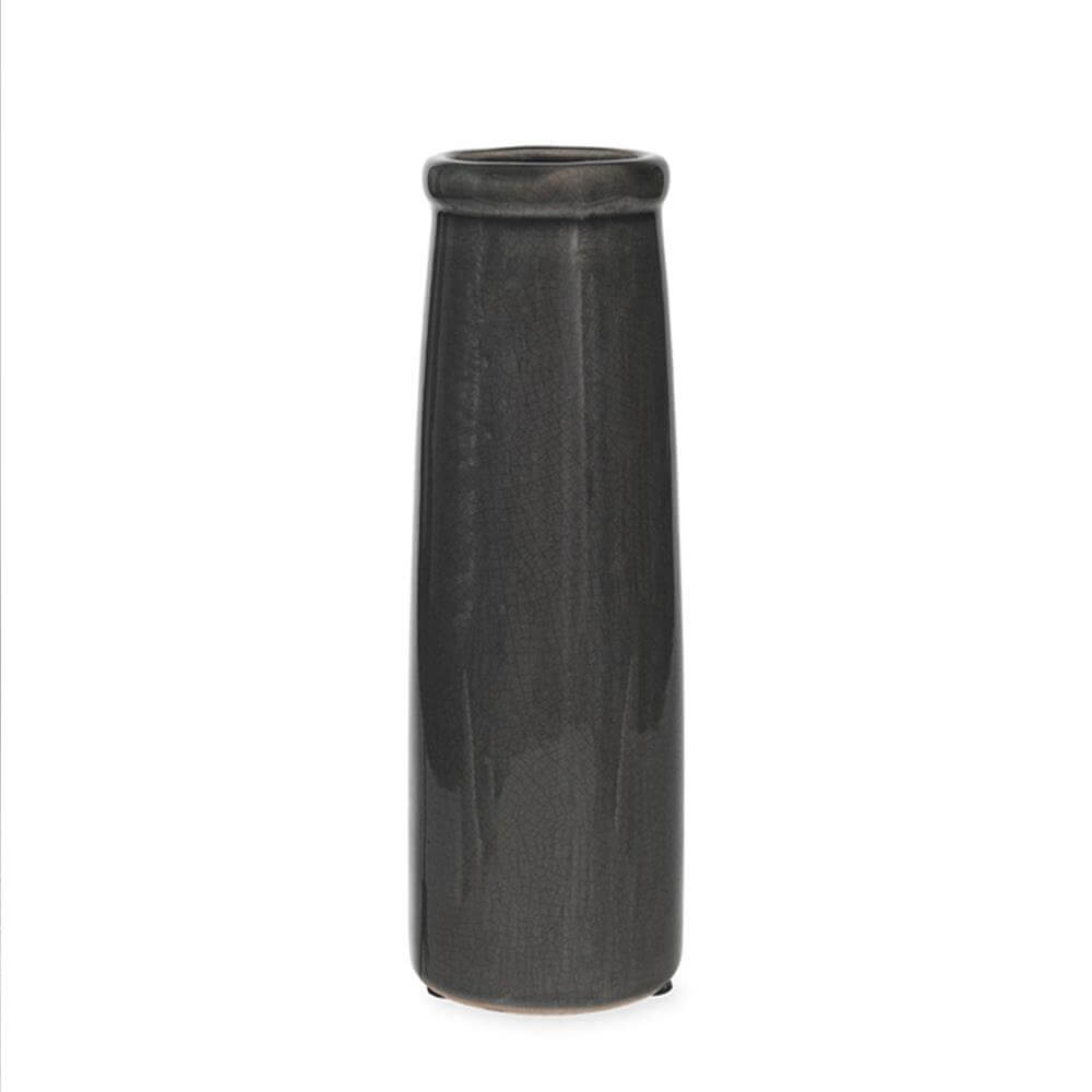 Garden Trading Ceramic Ravello Bottle Vase Charcoal | Jarrolds, Norwich