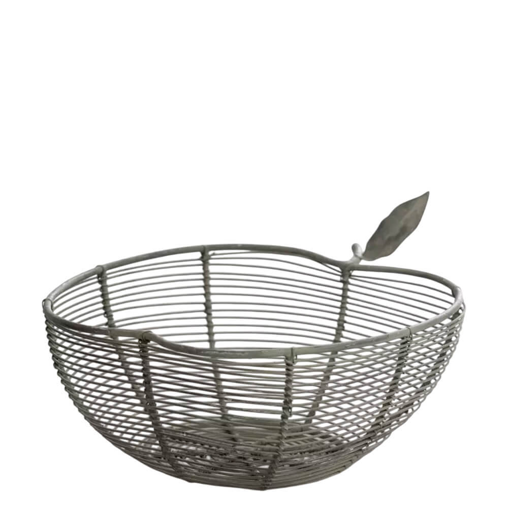 Grand Illusions Wire Apple Basket Grey | Jarrolds, Norwich