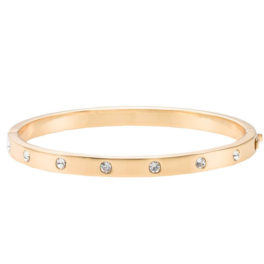 Kate Spade New York Set in Stone Hinged Bangle | Jarrolds, Norwich