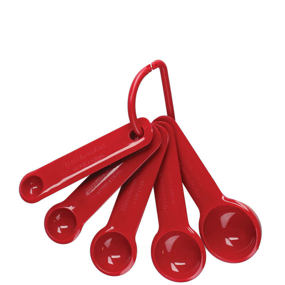 KitchenAid Empire Red 5 Piece Measuring Spoon Set | Jarrolds, Norwich
