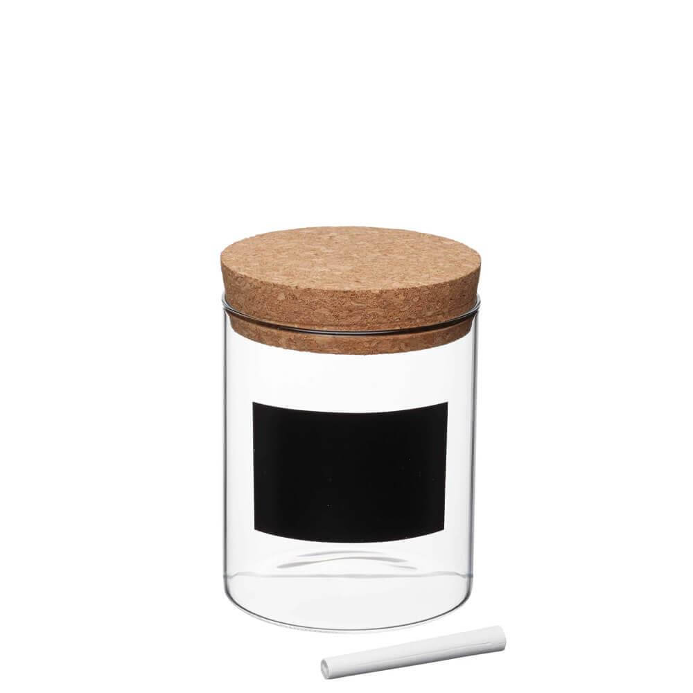 KitchenCraft Natural Elements Eco-Friendly Small Glass Storage Canister ...