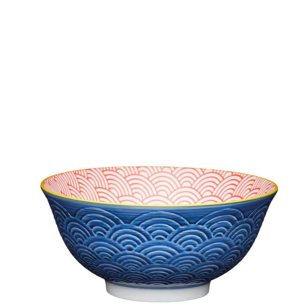 KitchenCraft Blue Arched Pattern Multi Use Bowl | Jarrolds, Norwich