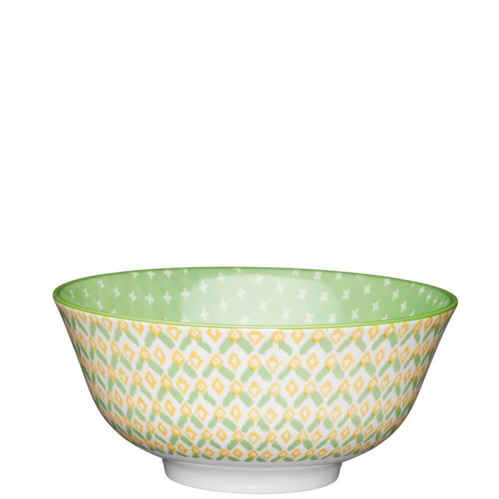 KitchenCraft Green Geometric Multi Use Bowl | Jarrolds, Norwich