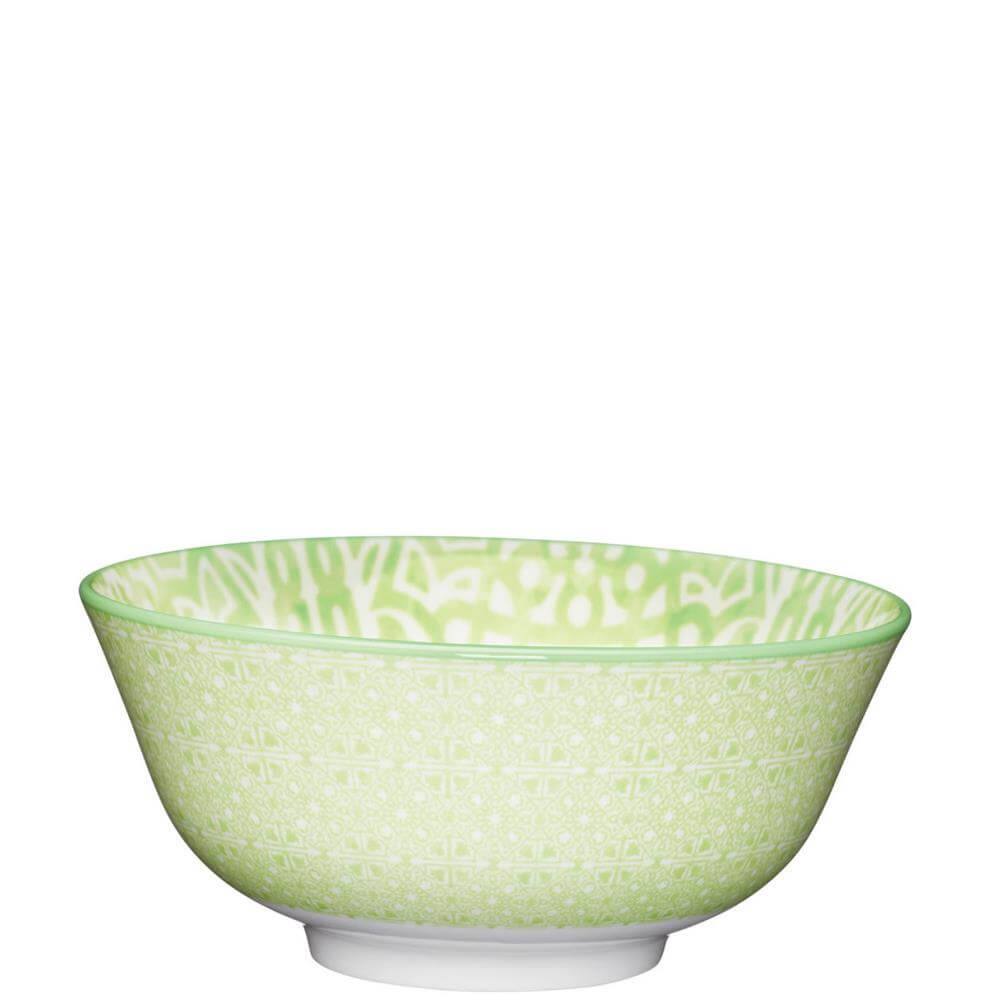 KitchenCraft Green and White Tile Multi Use Bowl | Jarrolds, Norwich