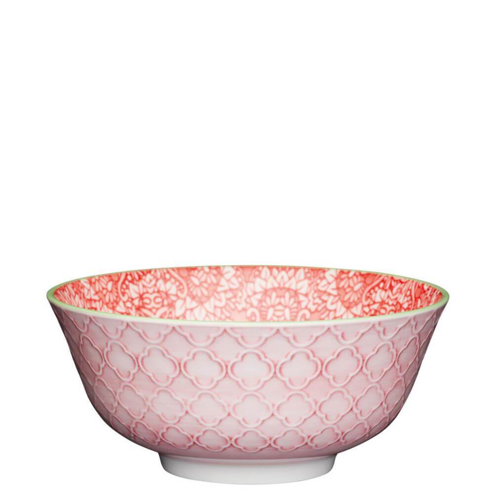 KitchenCraft Red & Pink Victorian Style Print Multi Use Bowl | Jarrolds ...