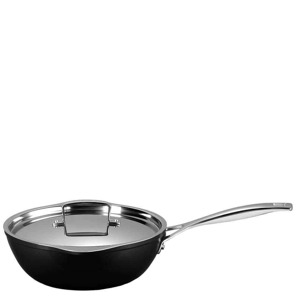 Le Creuset Toughened Non-Stick Chefs Pan with Pouring Spout 24cm ...