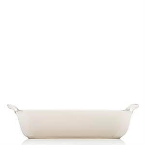 Le Creuset Meringue Stoneware Deep Rectangular 26cm Dish | Jarrolds ...