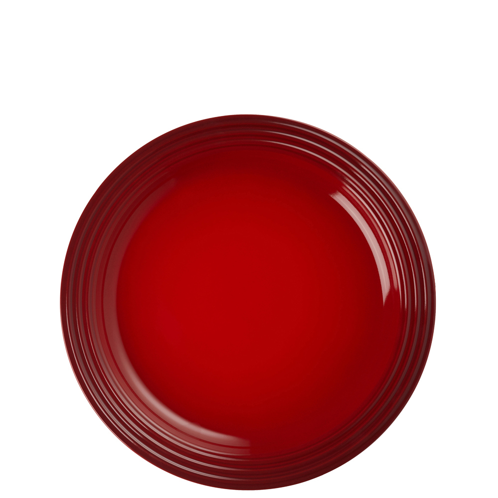 Le Creuset Cerise Stoneware Side Plate 22cm | Jarrolds, Norwich