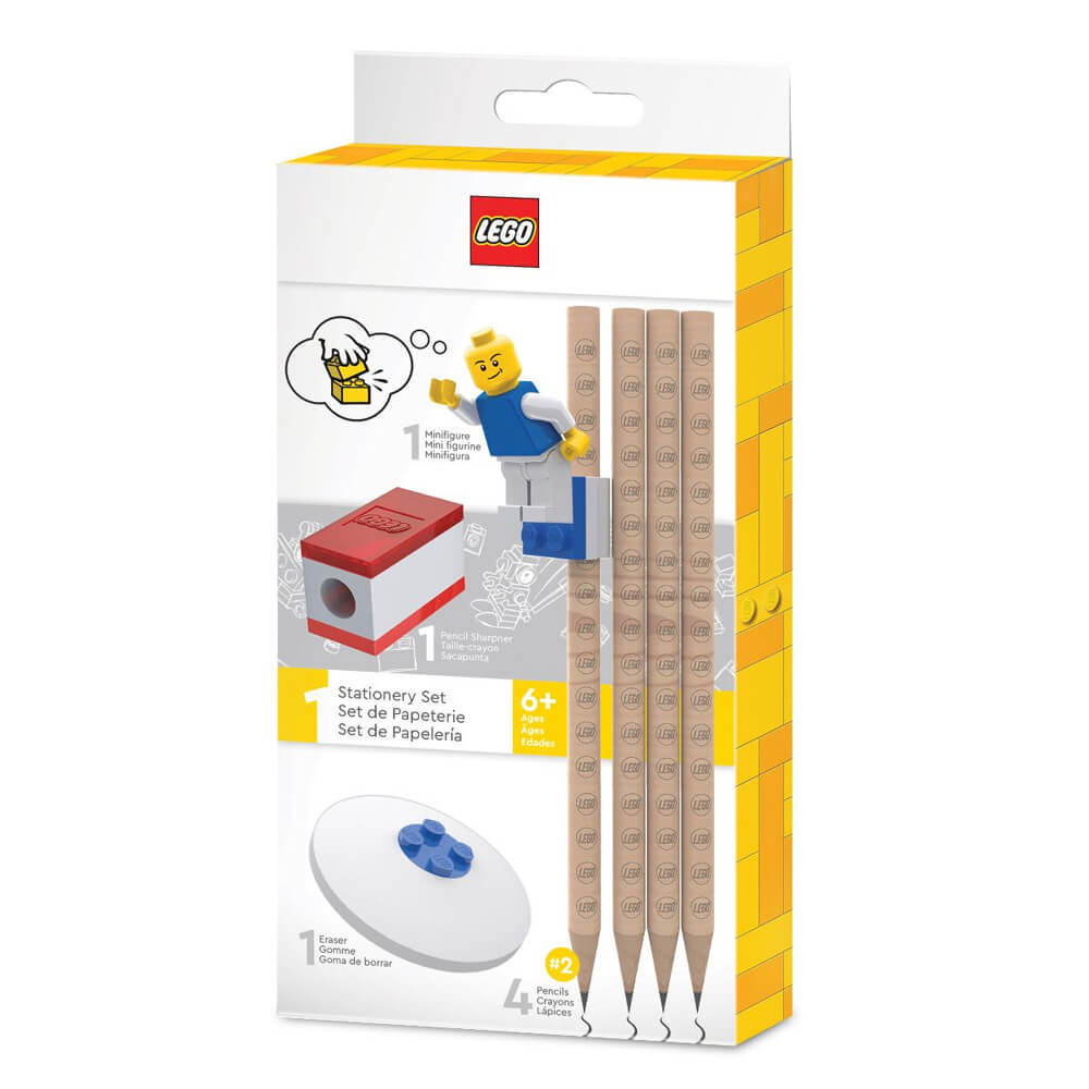 LEGO 2.0 Stationery Set with Minifigure | Jarrolds, Norwich