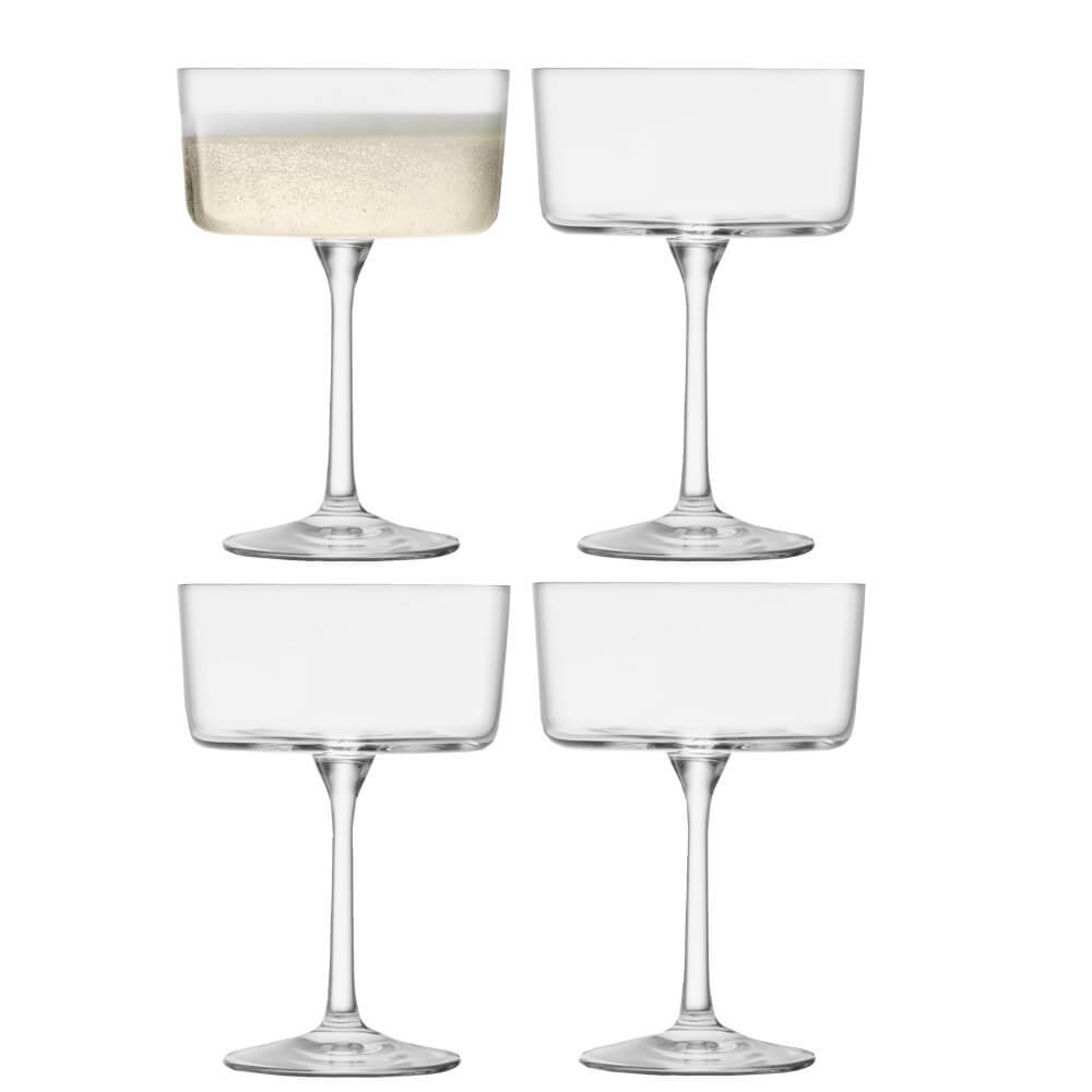 LSA Gio Set of 4 Champagne/Cocktail Glasses | Jarrolds, Norwich