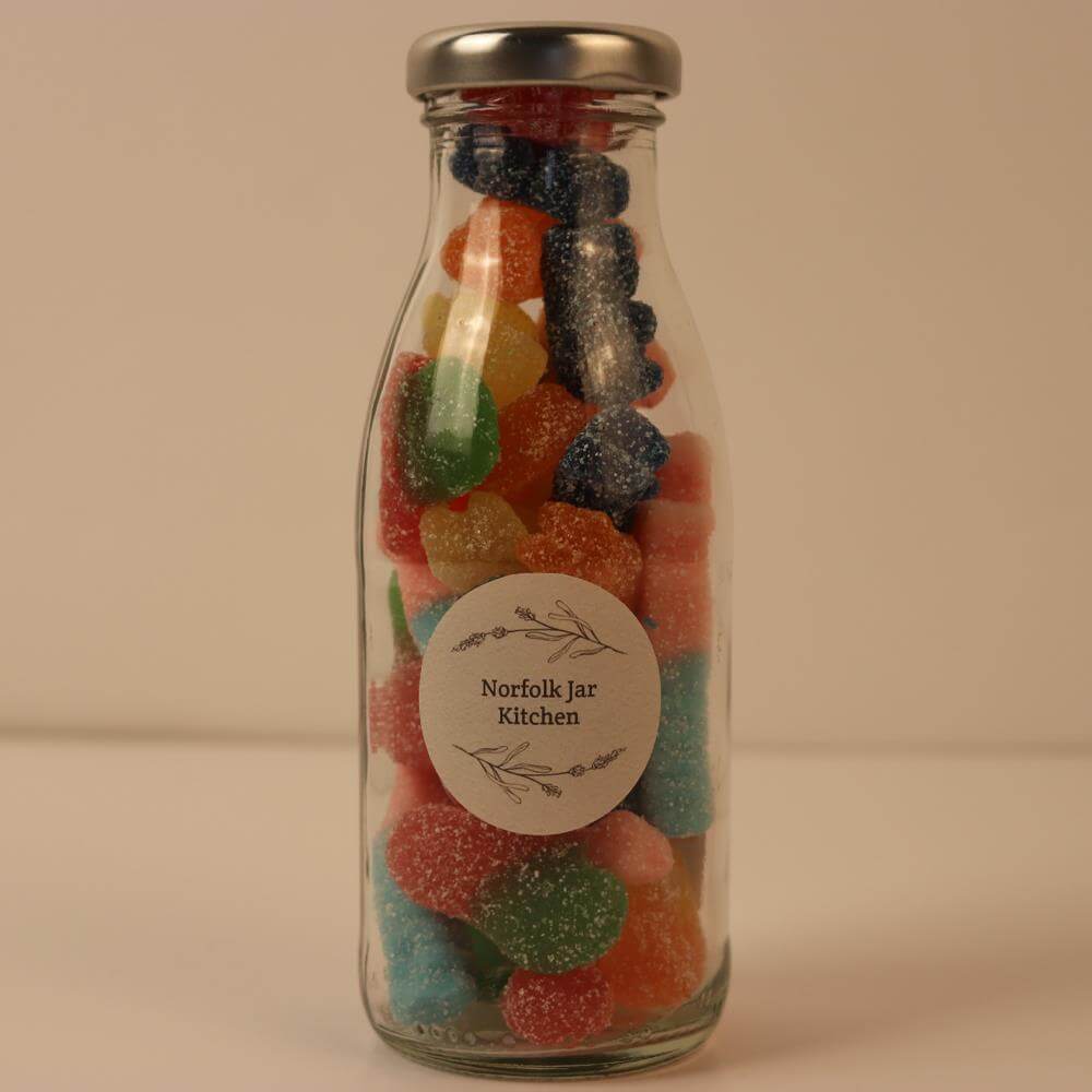 Norfolk Jar Kitchen Vegan Fizzy Sweet Mix Bottle | Jarrolds, Norwich