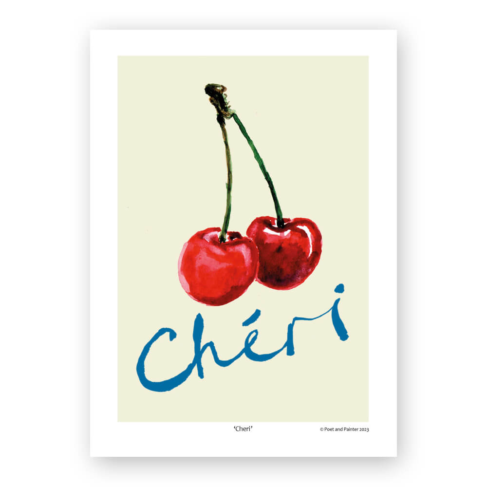 Poet and Painter ‘Cheri’ Art Print A3 | Jarrolds, Norwich