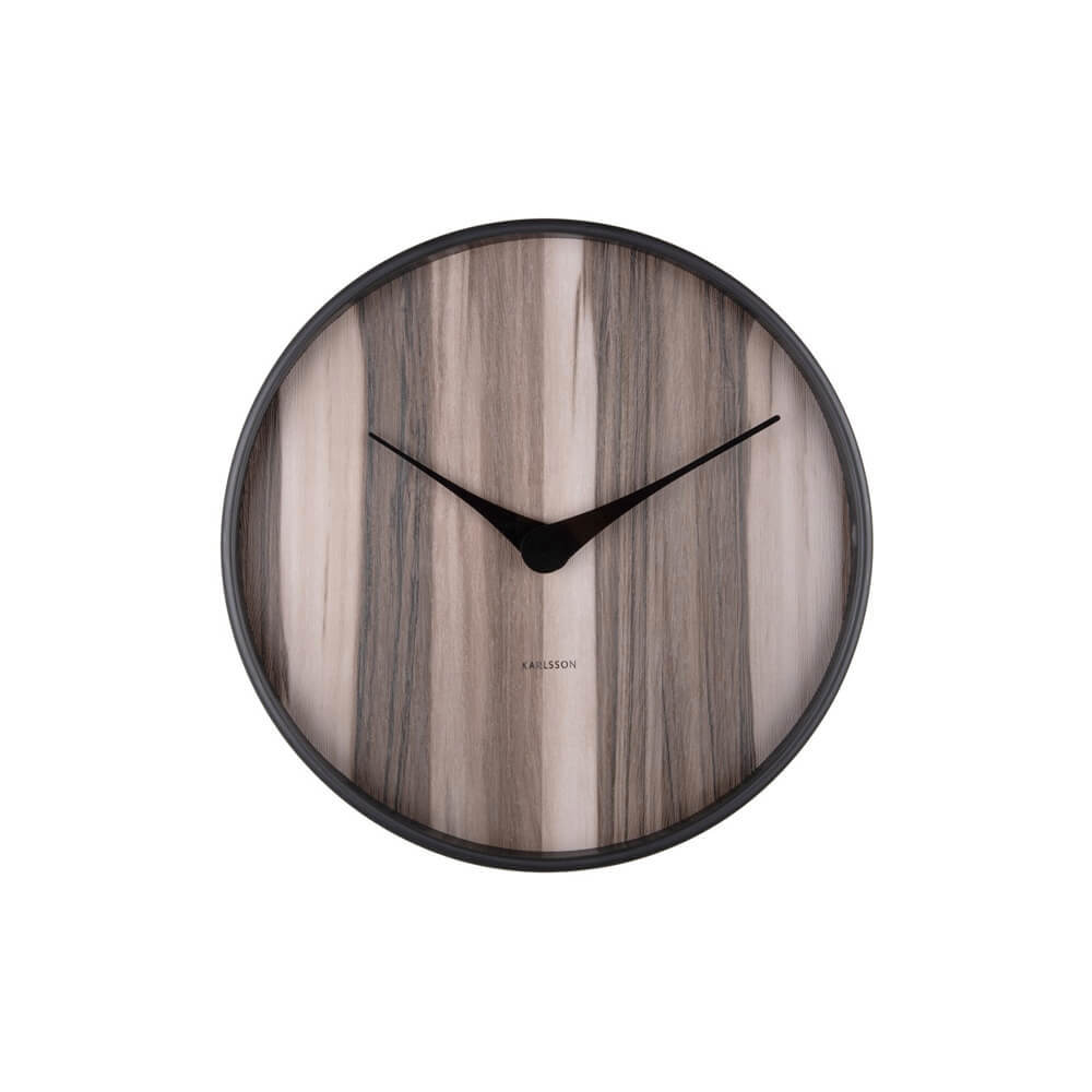 Present Time Wall Clock Wood Melange | Jarrolds, Norwich