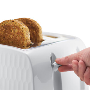 Russell Hobbs Honeycomb White 4 Slice Toaster | Jarrolds, Norwich