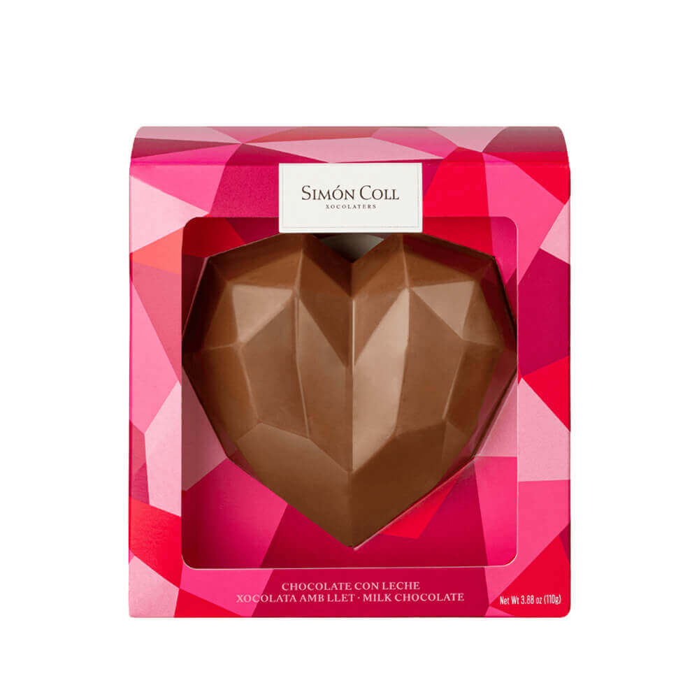 Simon Coll Milk Chocolate Heart 110g | Jarrolds, Norwich