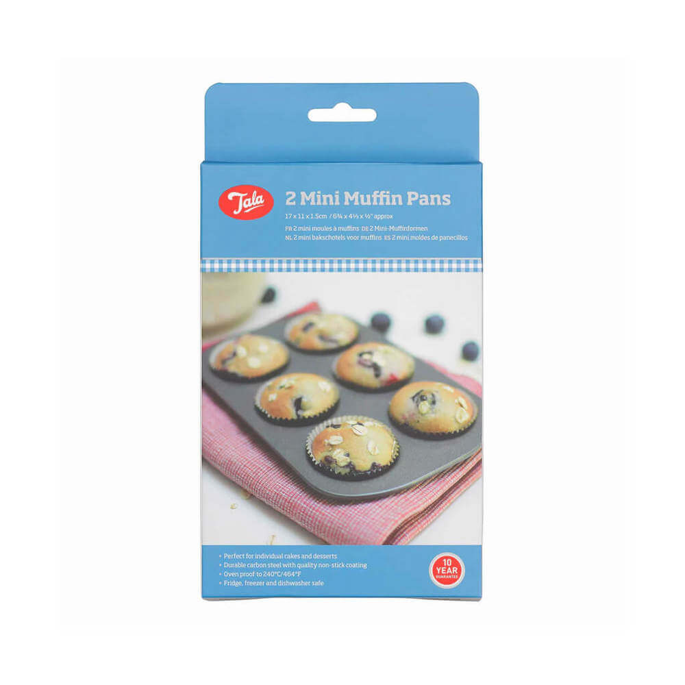 Tala Everyday Set of 2 Mini Muffin Pans | Jarrolds, Norwich