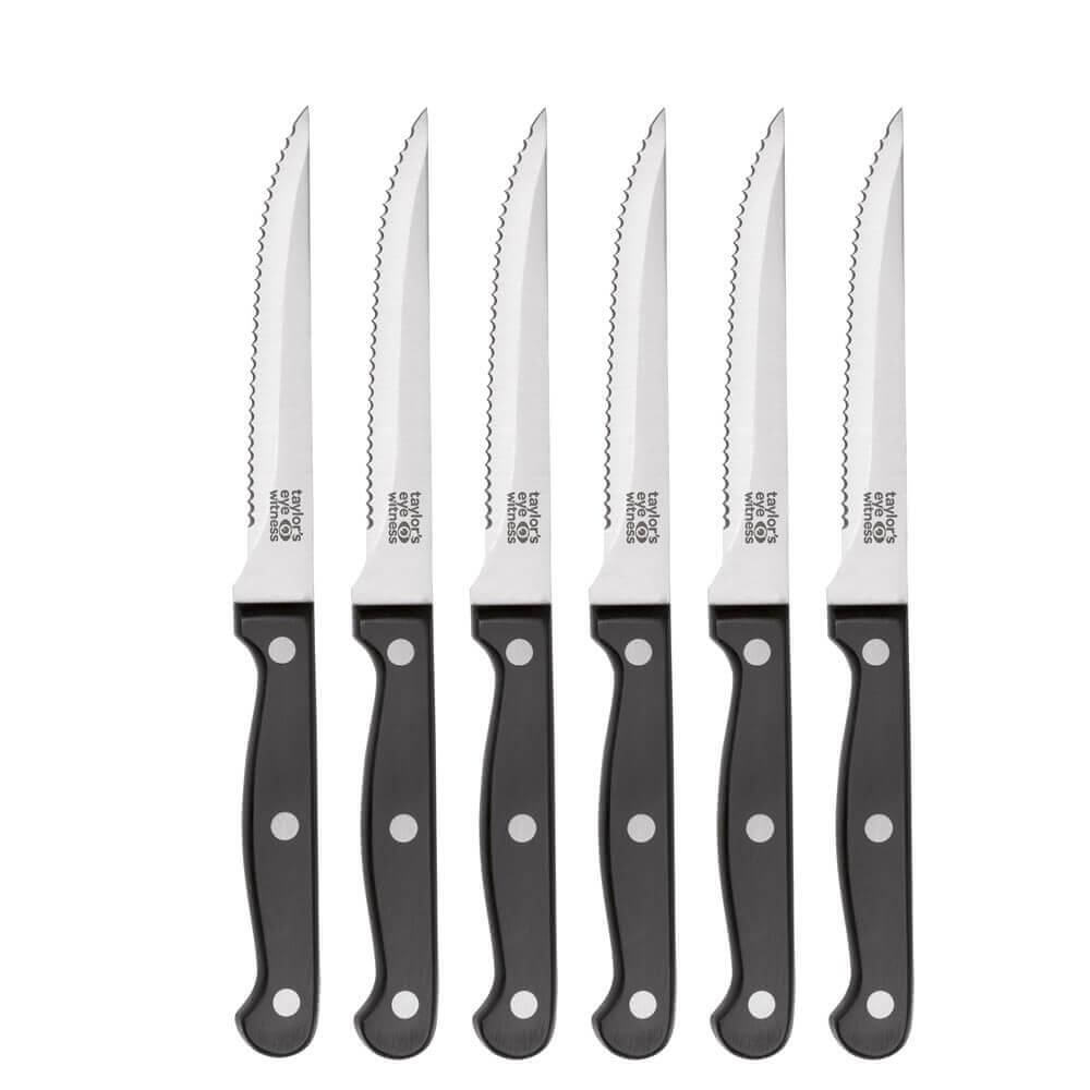 Taylor Eye Witness Maple Set of 6 Steak Knives | Jarrolds, Norwich