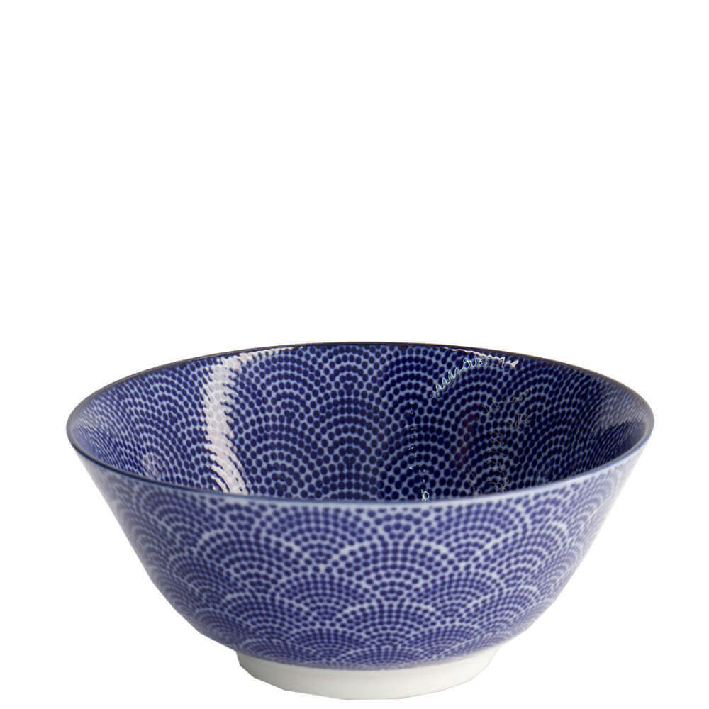 Tokyo Design Studio Nippon Blue Dots Tayo Bowl | Jarrolds, Norwich