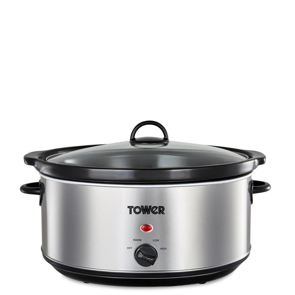 Tower Stainless Steel 6.5L Slow Cooker | Jarrolds, Norwich