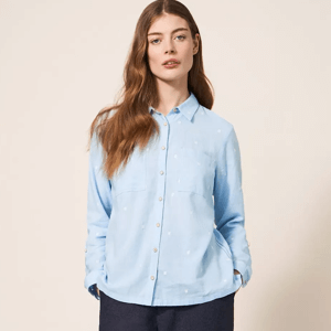 White Stuff Sophie Organic Cotton Shirt | Jarrolds, Norwich