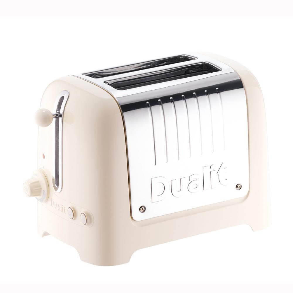 Dualit Lite 2 Slice Toaster Canvas White | Jarrolds, Norwich